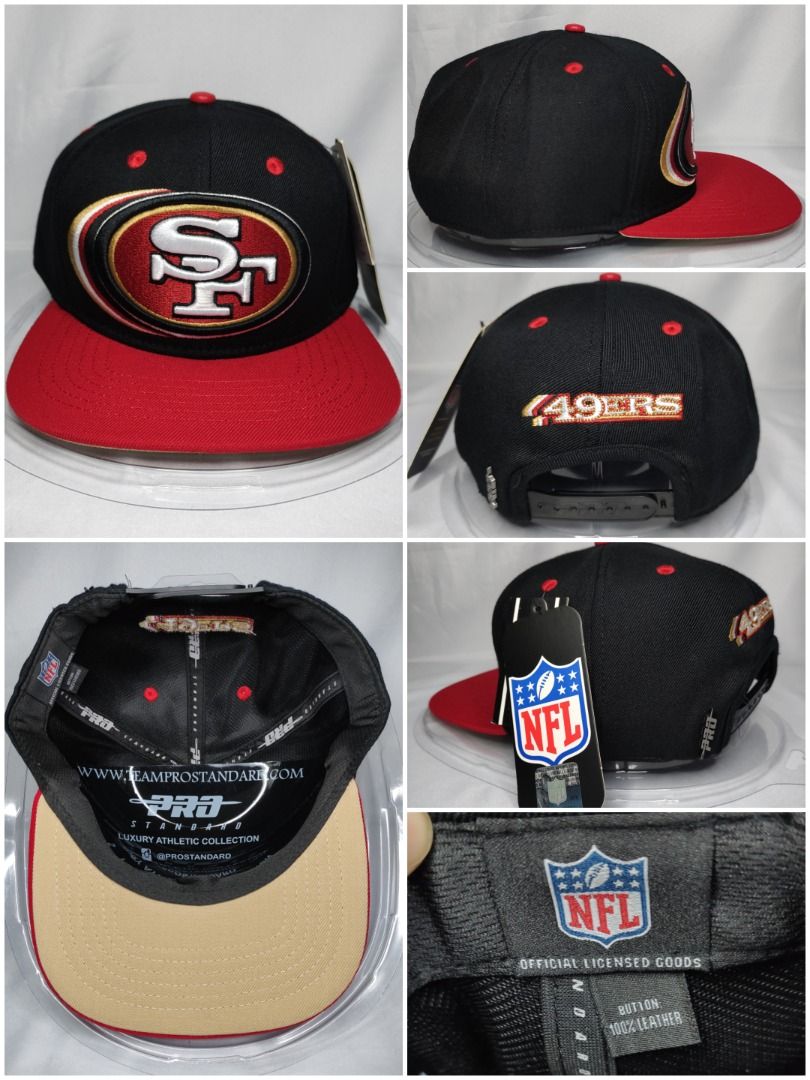 SAN FRANCISCO 49ERS PRO STANDARD BIG LOGO BACK SCRIPT SNAPBACK, Men's ...