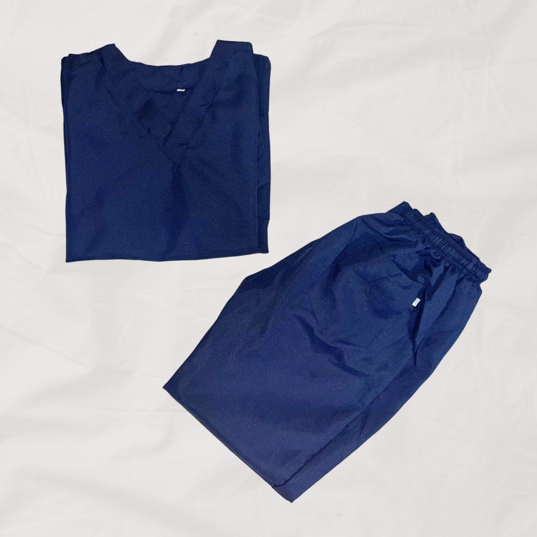 Scrub Suit Pair Terno Medical Uniform, Women's Fashion, Dresses & Sets ...