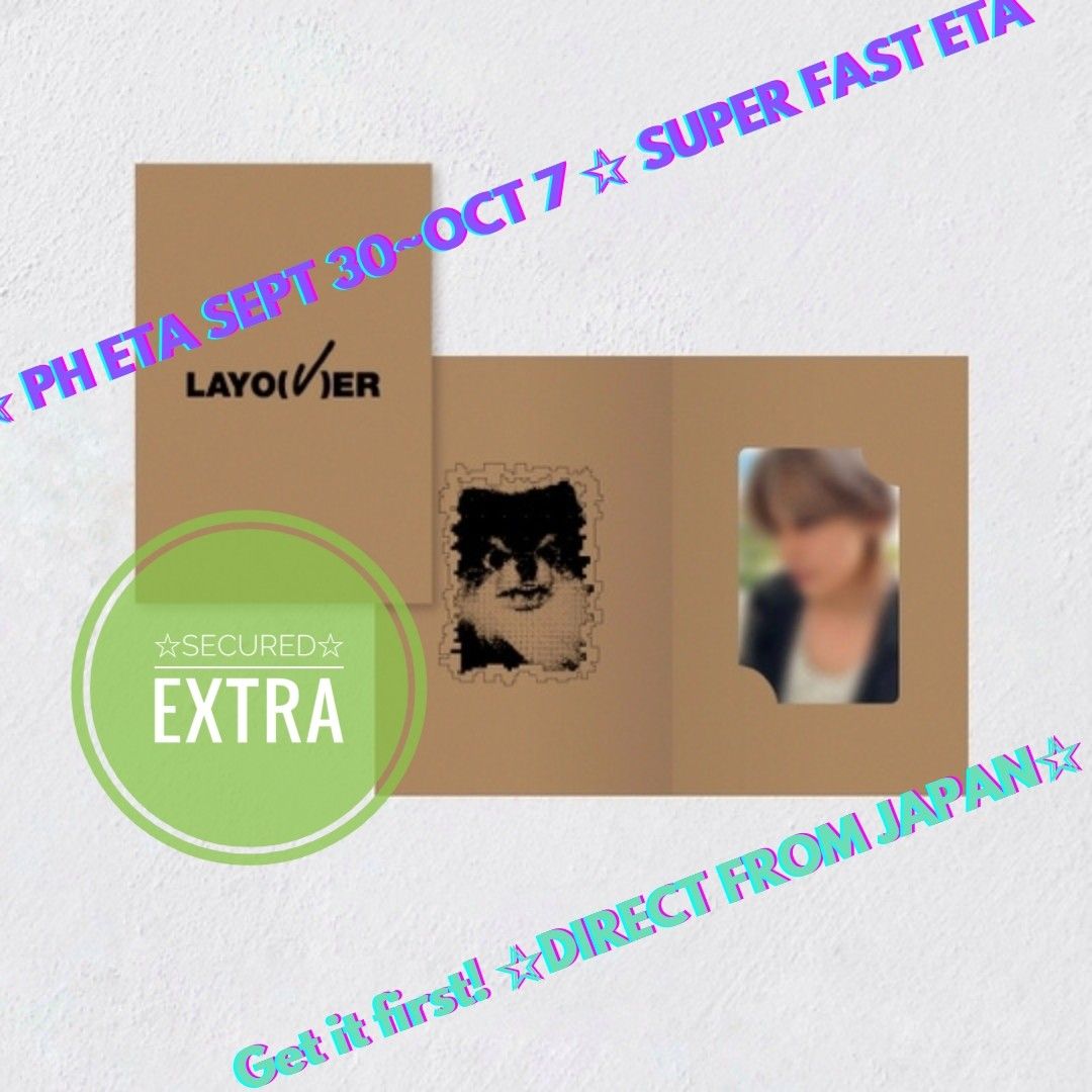 ☆SECURED☆ BTS V 'Layover' JPFC POB PC with Frame, Hobbies & Toys ...