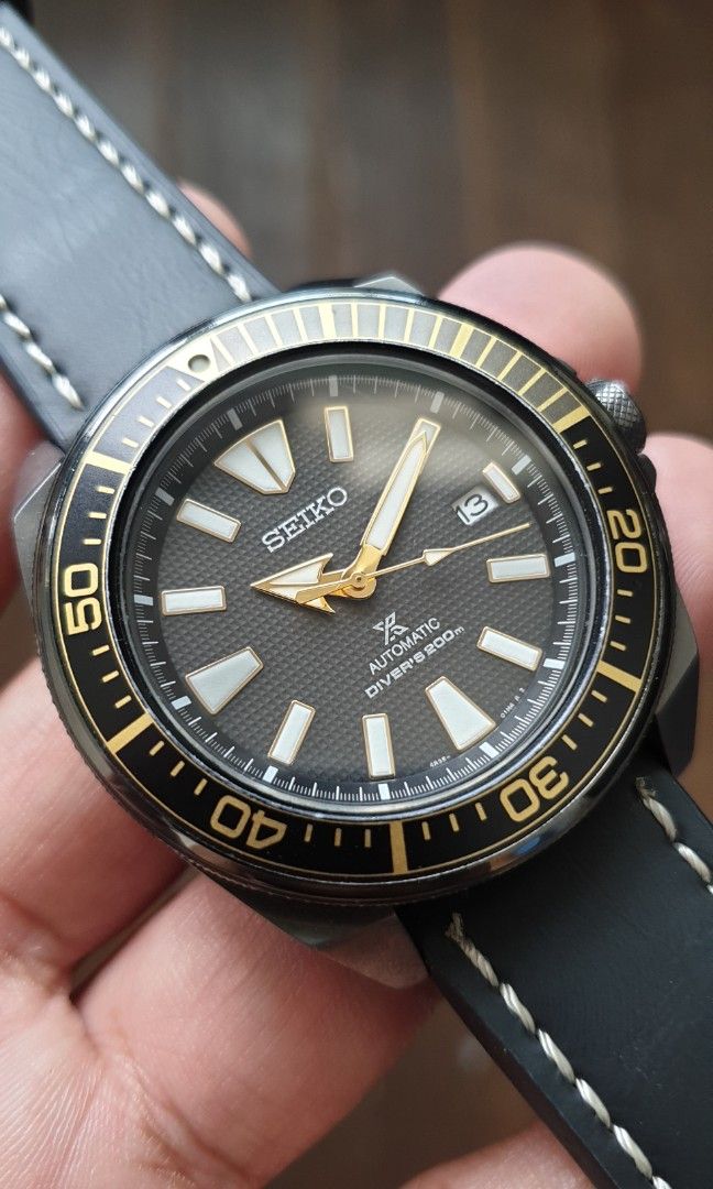 Seiko black Samurai, Men's Fashion, Watches & Accessories, Watches on ...