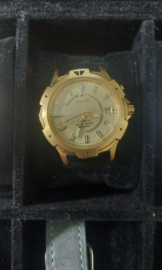 Seiko Kinetic Age of discovery (Normal Quartz Replaced), Men's Fashion ...