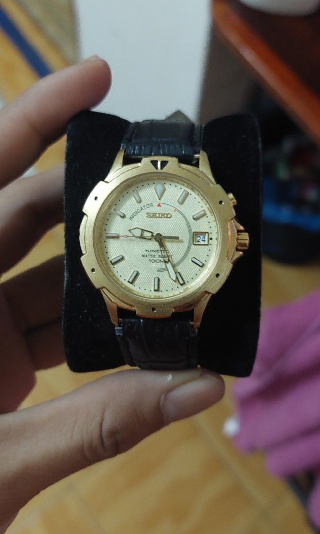 Seiko Kinetic Age of discovery (Normal Quartz Replaced), Men's Fashion ...