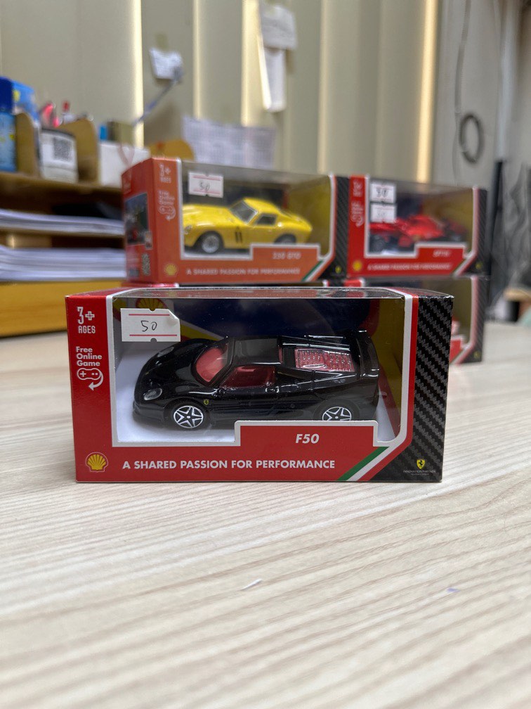 Shell Promotional - Burago - Ferrari F50 Toycar, Hobbies & Toys, Toys ...