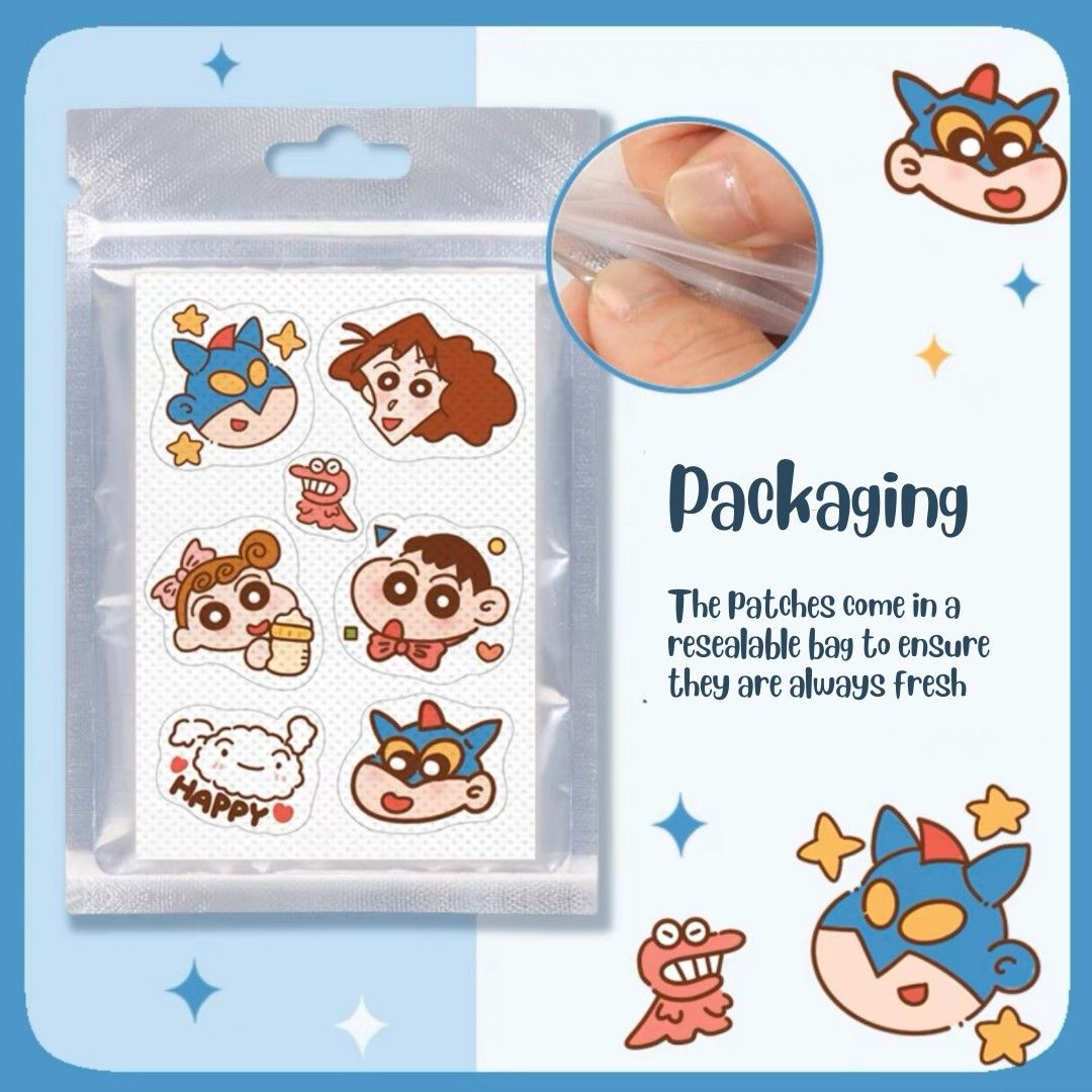 [Shin Chan] Dengue Defender Mosquito Patches DEET Free (12/24/36 ...