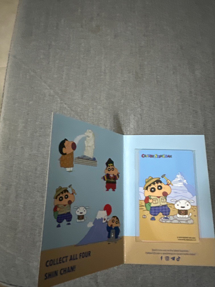 Shin Chan EZ-Link care, Hobbies & Toys, Travel, Travel Essentials ...