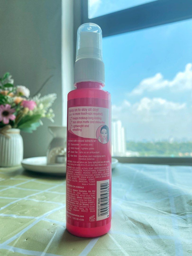 SilkyGirl Makeup Setting Spray Matte, Beauty & Personal Care, Face ...