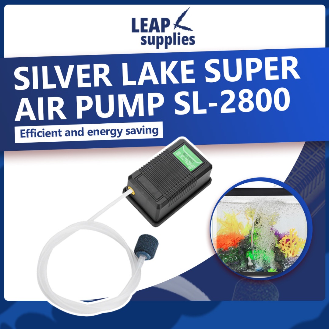 Silver Lake Super Air Pump | Aquarium Fish Tank Air Oxygen Pump, Pet ...