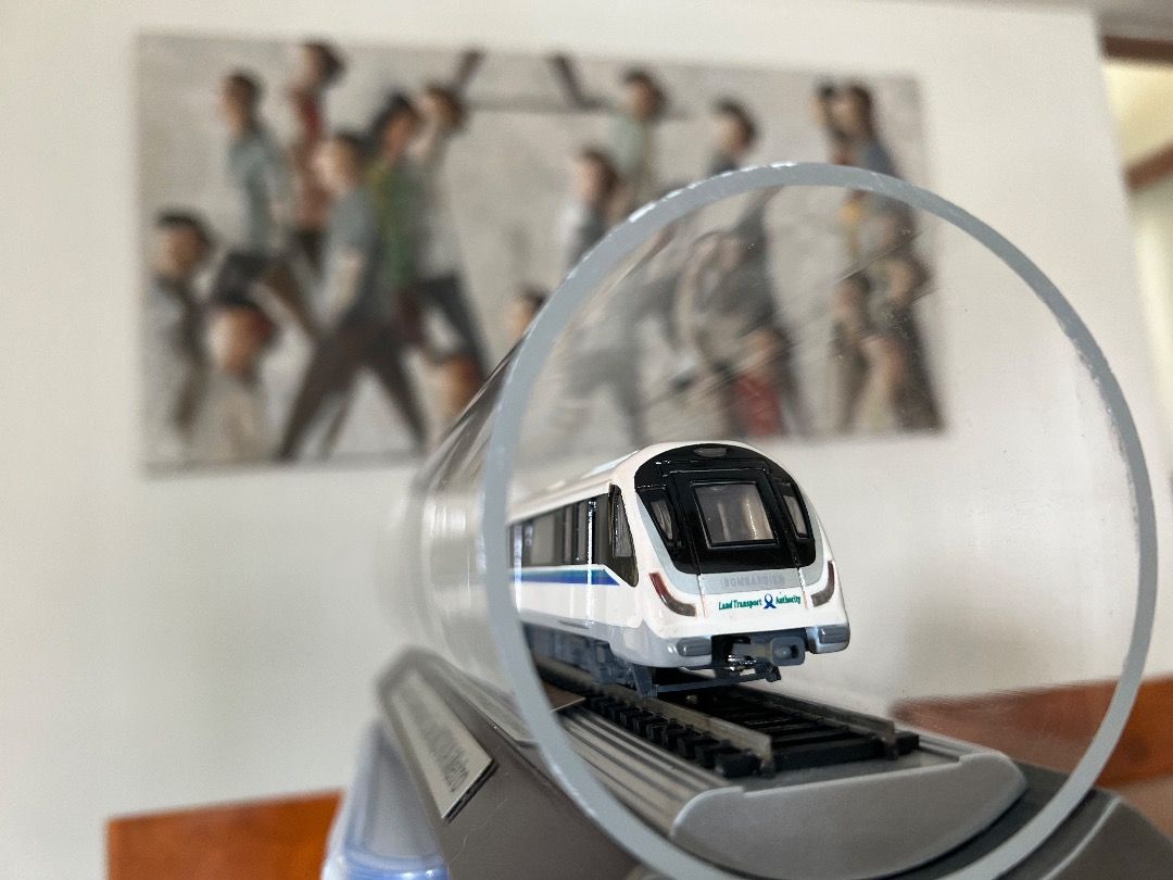 Singapore LTA Downtown Line MOVIA Metro Train Model, Hobbies & Toys ...