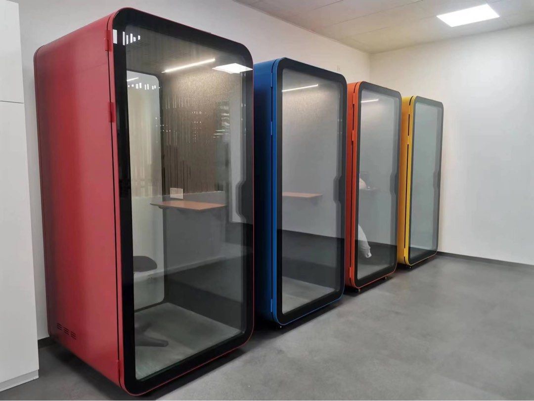 SitPod Solo+ Office Meeting Phone Booth / Pod Acoustic (Sound Proof ...