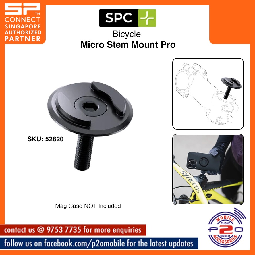 SPC+ (SP Connect+) Bicycle - Micro Stem Mount Pro SKU: 52820, Mobile ...
