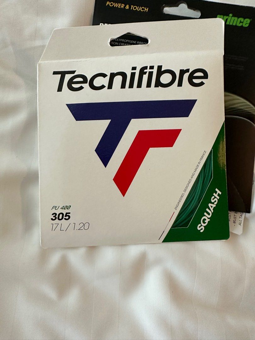 squash racquet strings, Sports Equipment, Sports & Games, Racket & Ball ...