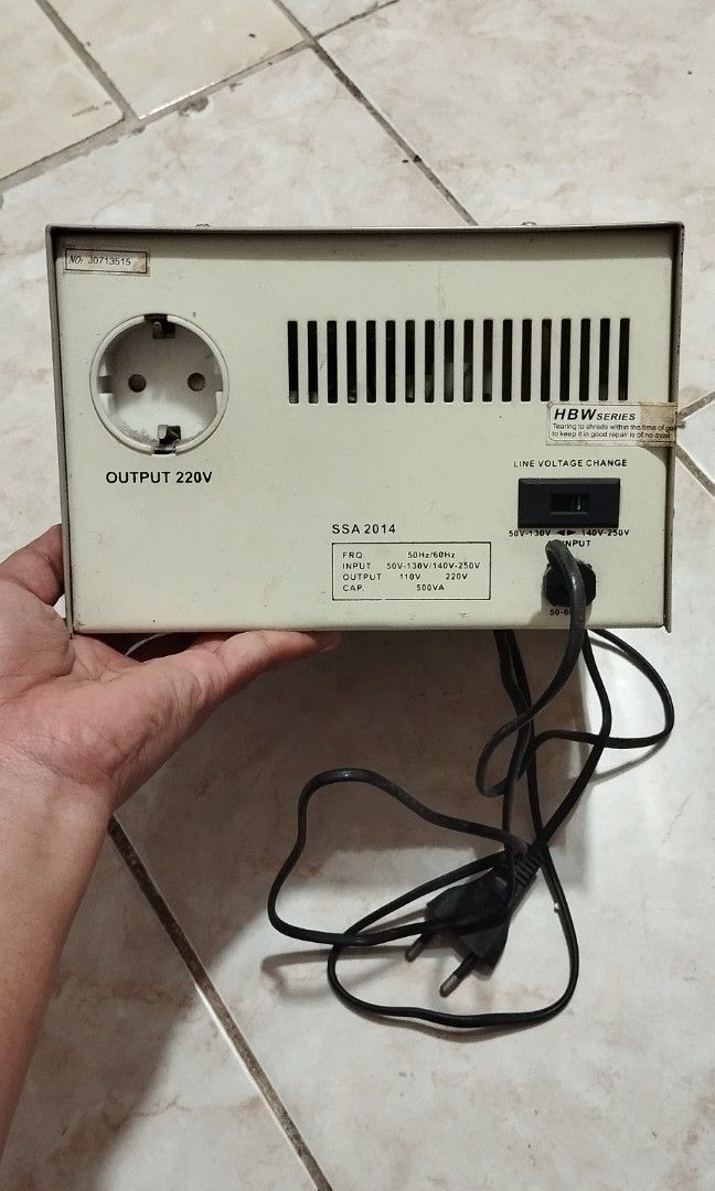 (Preloved) Stabilizer Kyowa Stavol 500VA, Elektronik, Lainnya di Carousell