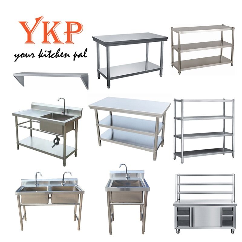 Stainless Steel Table Workstation Kitchen Table Stainless Steel Racks ...