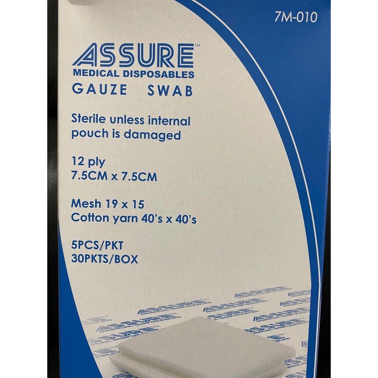 Assure Sterile Mesh Gauze x3 boxes, Health & Nutrition, Medical ...
