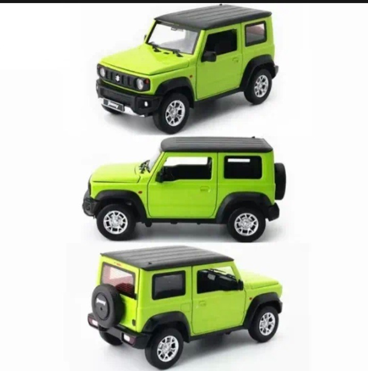 Suzuki Jimny Die Cast Toy Green Scale 1:18 Collection, Hobbies & Toys ...