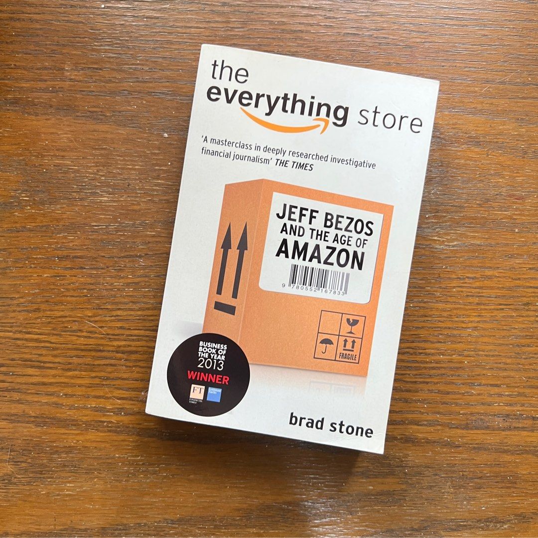 The Everything Store: Jeff Bezos and the Age of Amazon, 興趣及遊戲, 書本 & 文具, 小說 & 故事書 - Carousell