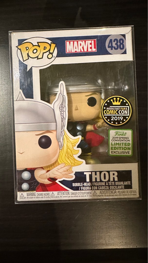 Thor 438 Funko Pop Marvel Limited Edition Comic Con, Hobbies & Toys, Toys & Games on Carousell