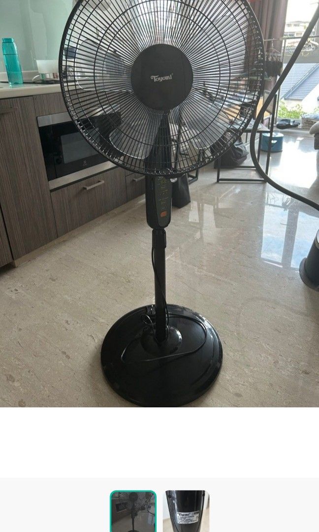 Toyomi Powerful Standing Fan with Remote, Furniture & Home Living ...