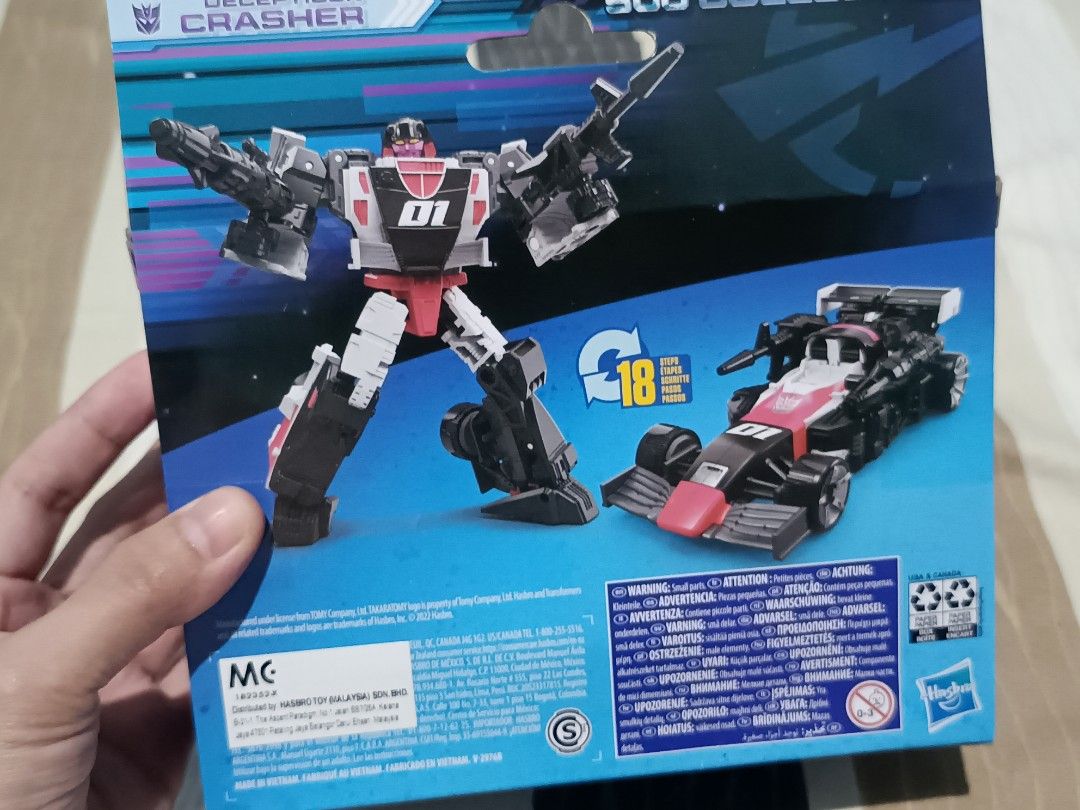 Transformers Legacy Velocitron Speedia 500 collection deluxe Crasher ...