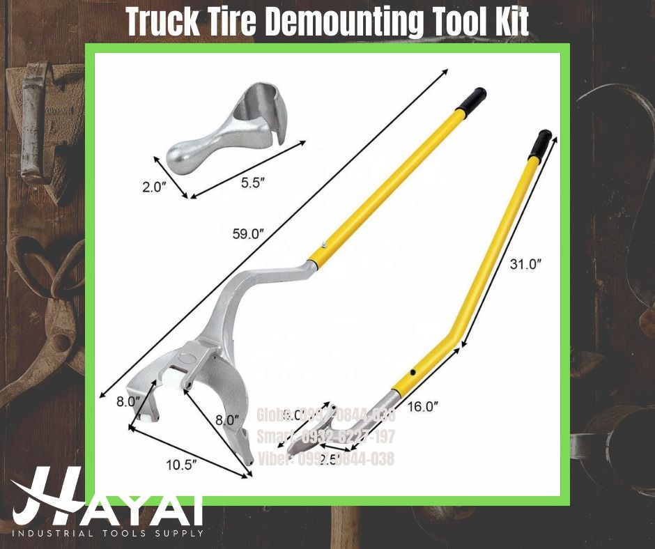 Truck Tire Demounting Tool Kit, Commercial & Industrial, Industrial Equipment on Carousell