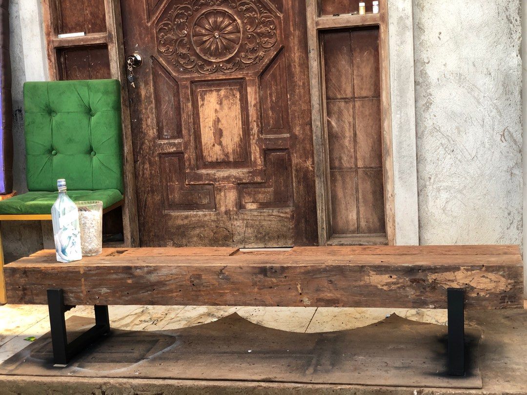 Tv stand / bench Yakal, Furniture & Home Living, Home Decor, Other Home ...