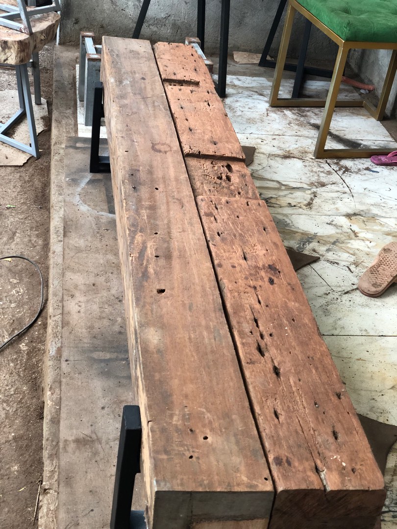 Tv stand / bench Yakal, Furniture & Home Living, Home Decor, Other Home ...