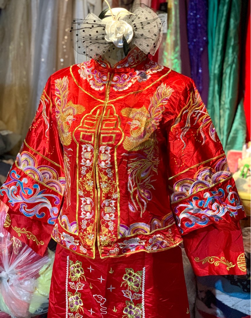 Ukay red chinese costume, Women's Fashion, Dresses & Sets, Traditional ...