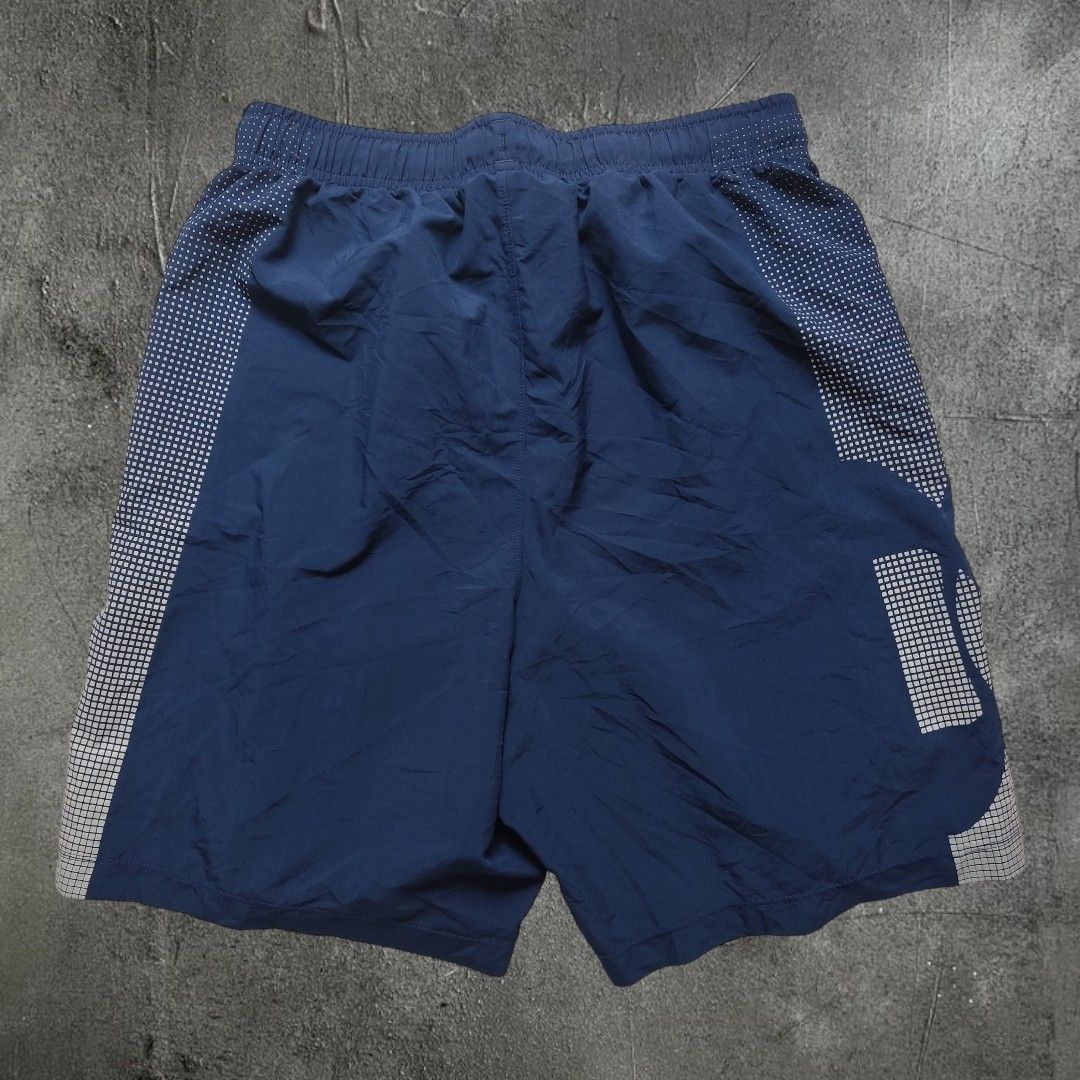 Under Armour Men's Basketball Short Drawstring Navy Blue Heat Gear Size Medium, Men's Fashion ...