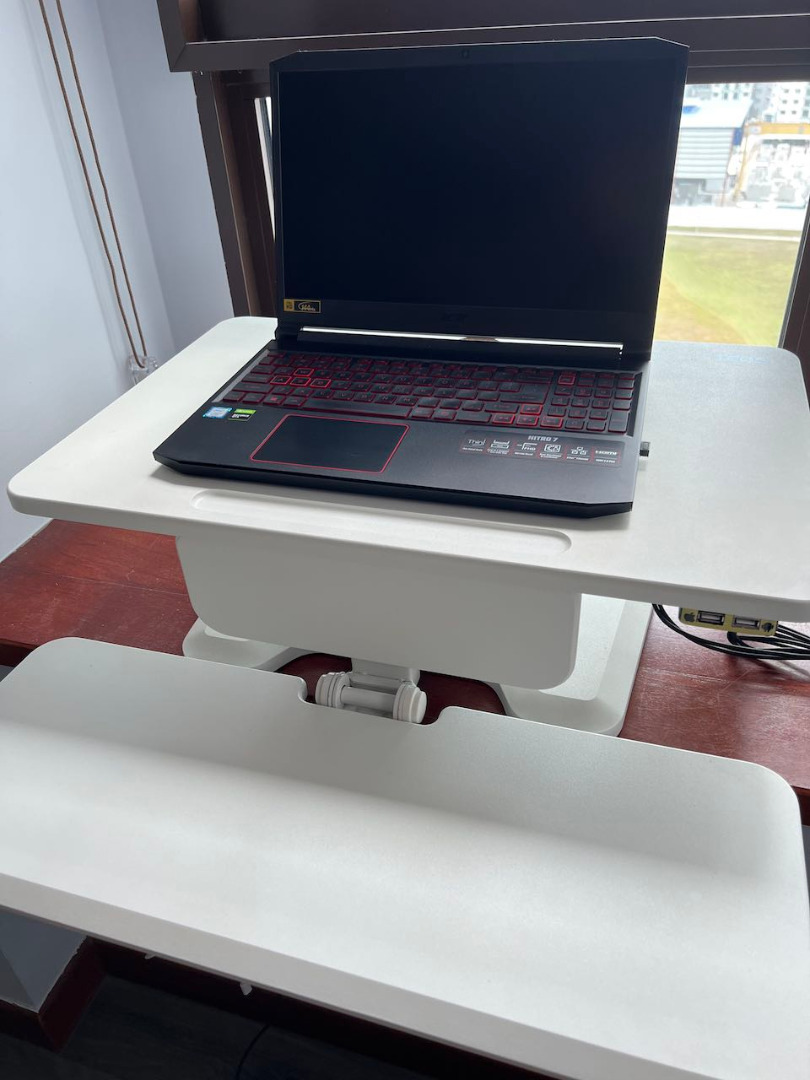 Used Height Adjustable Desktop Computer Table For Sale - SOLD ...