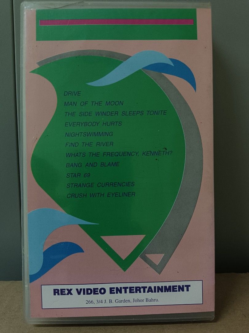 VHS REM R.E.M band tape cassette kaset video home system lama vintage ...