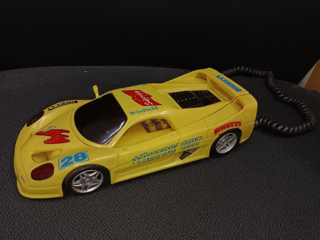 Vintage Ferrari phone talifon lama plastic, Hobbies & Toys, Toys ...