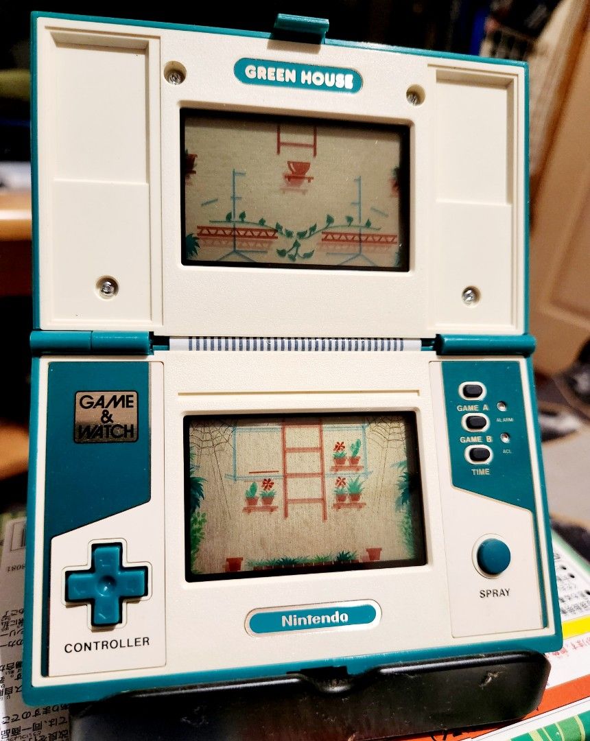 Vintage Nintendo Game & Watch multiscreen - Greenhouse - 1982, Hobbies ...