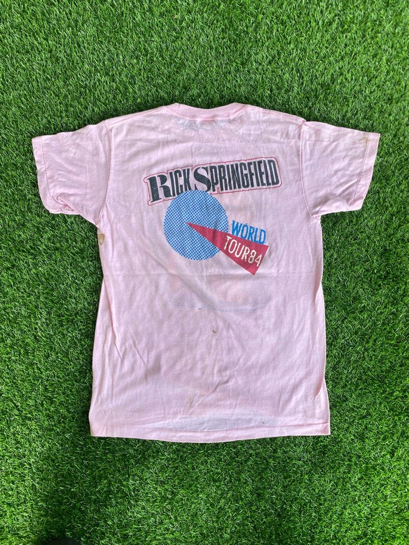 Vintage Rick springfield 80s, Men's Fashion, Tops & Sets, Tshirts ...
