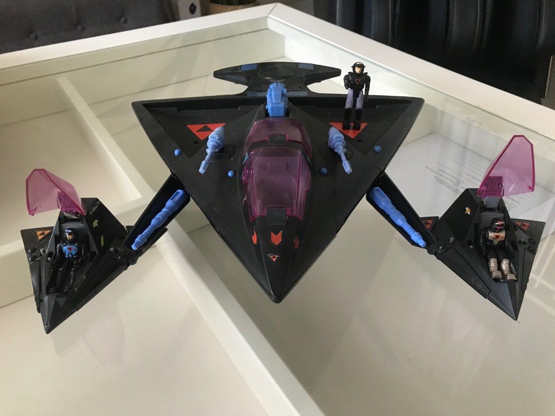 Vintage Starcom Shadowbat & 2 Unit of Parasites with 3 figures without ...