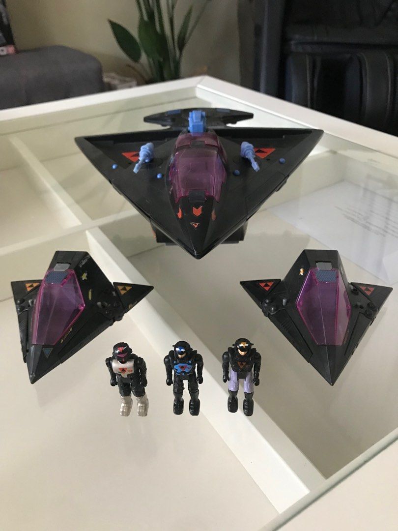 Vintage Starcom Shadowbat & 2 Unit of Parasites with 3 figures without ...