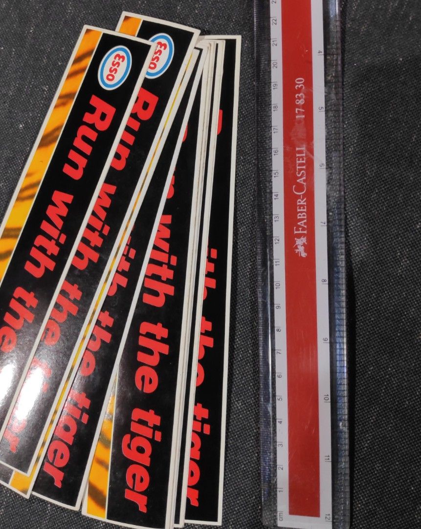 vintage sticker esso tiger, Hobbies & Toys, Collectibles & Memorabilia ...