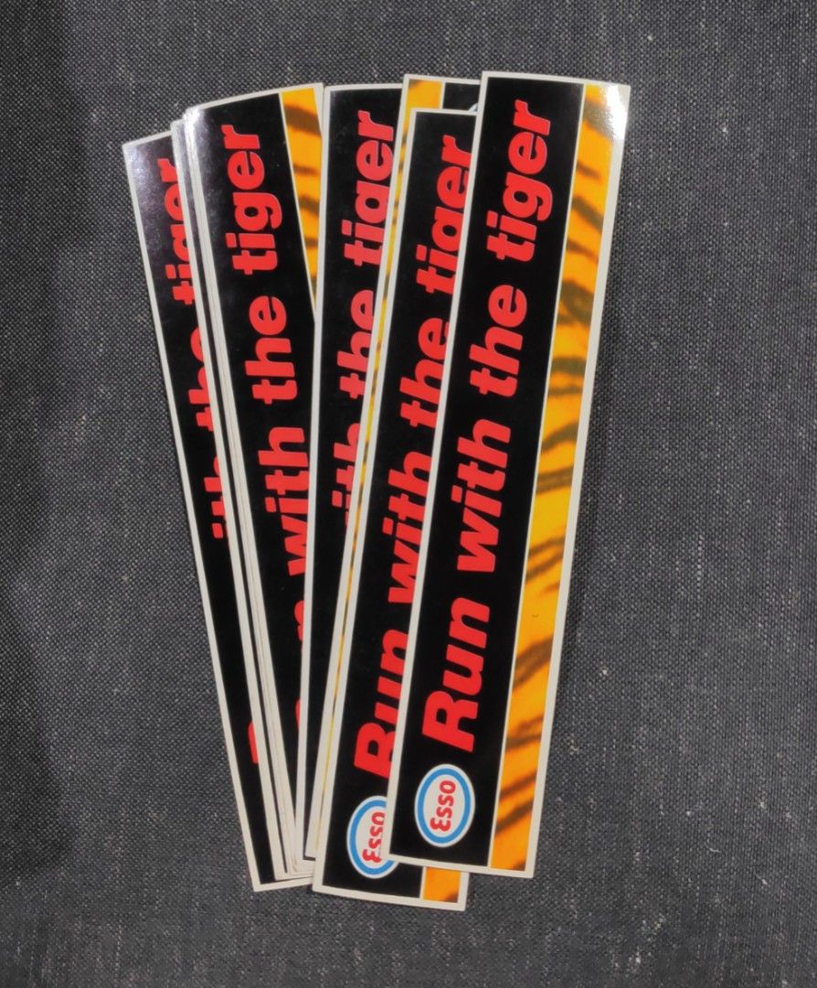 vintage sticker esso tiger, Hobbies & Toys, Collectibles & Memorabilia ...