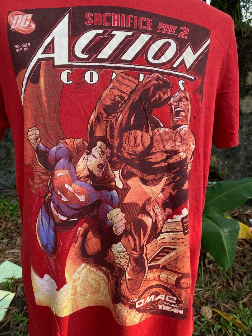 Vintage Superman Dc Comic Big print, Men's Fashion, Tops & Sets ...