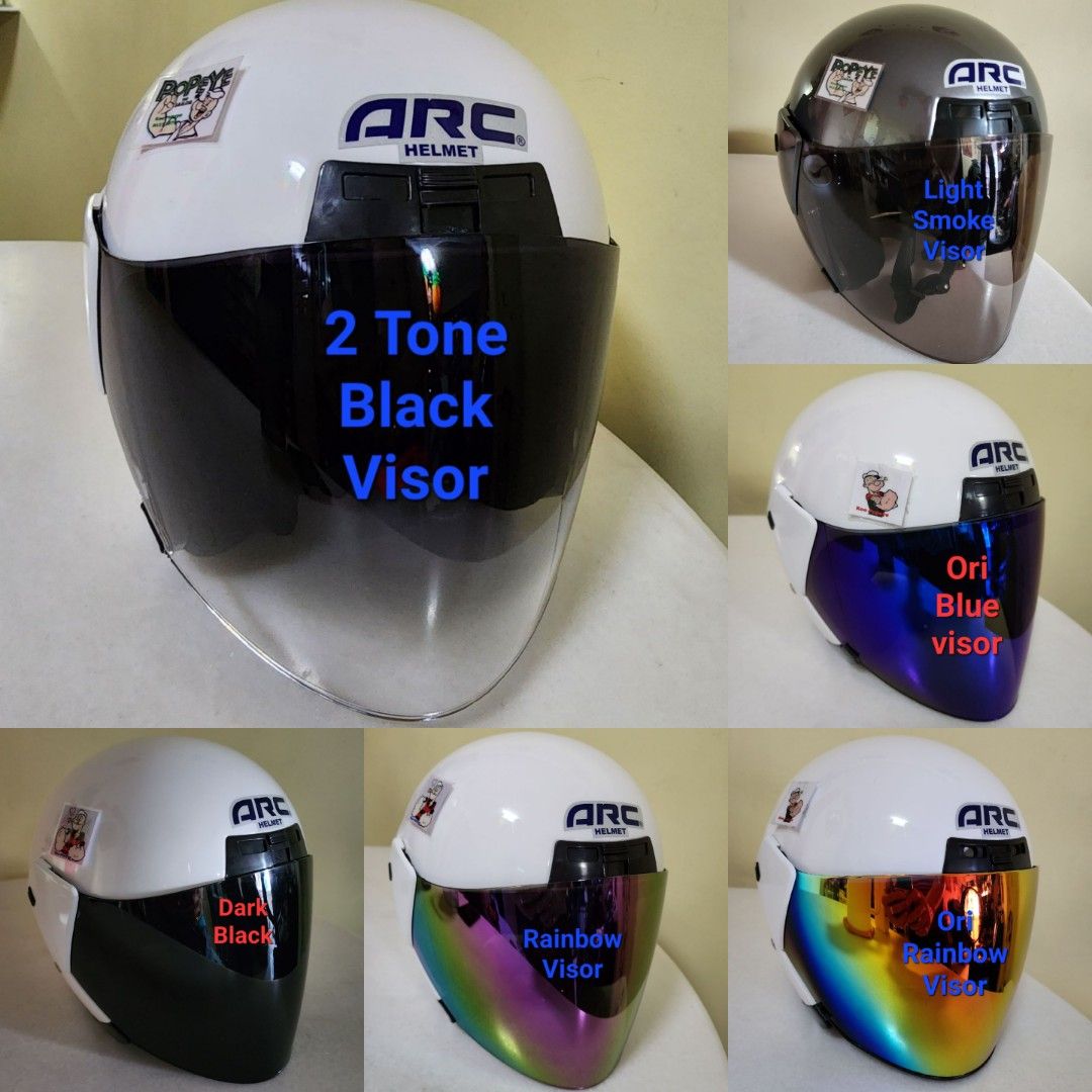 VISOR FOR ARC ASTRO HELMET, Motorcycles, Motorcycle Apparel on Carousell