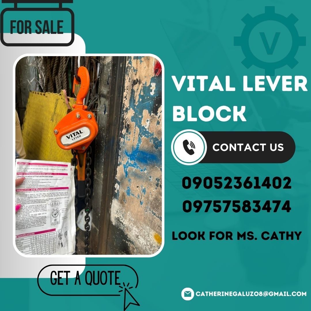 VITAL LEVER BLOCK, Commercial & Industrial, Industrial Equipment on ...