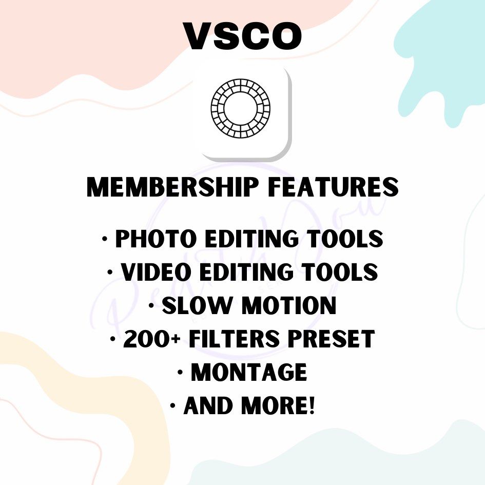 VSCO Premium Membership (Plus) | Lifetime Subscription on Carousell