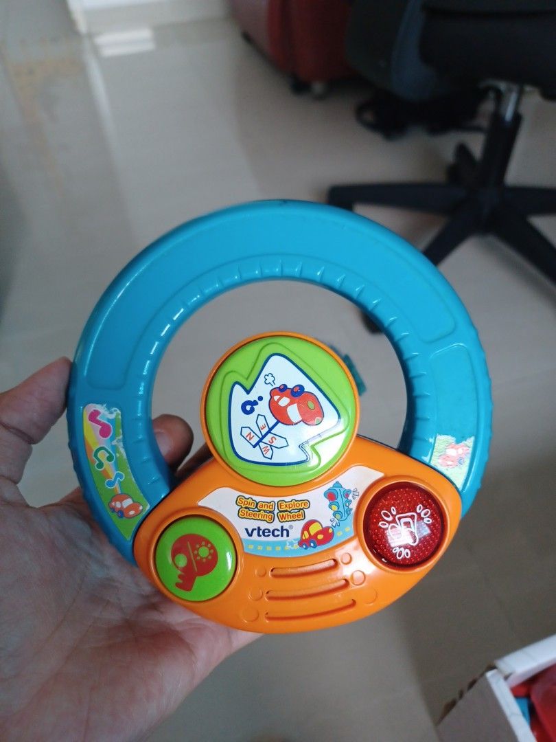 Vtech driving wheel, Babies & Kids, Infant Playtime on Carousell