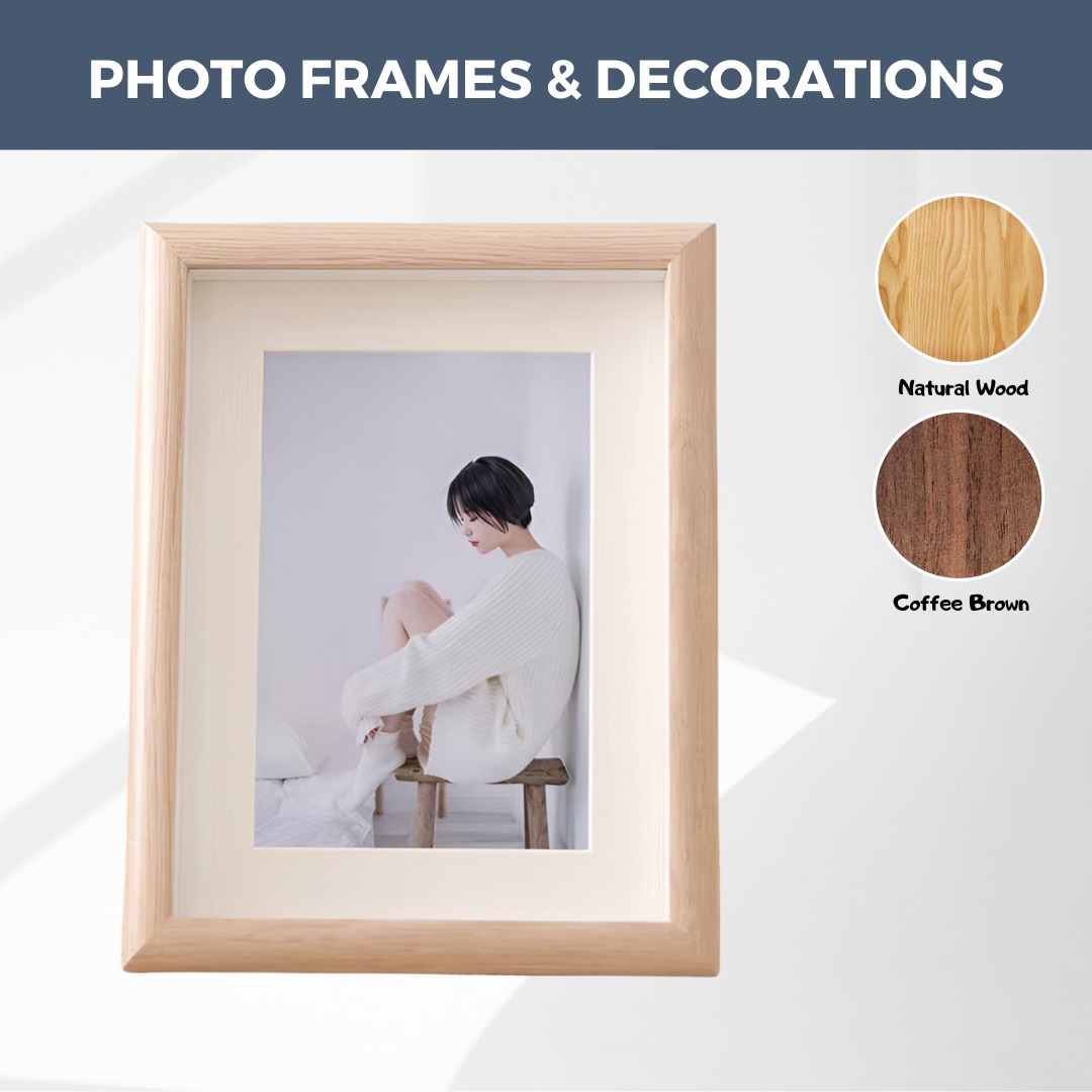 Wall Photo Frame Stand Home Decor 4R 6R 8R A4 Frem Gambar Bingkai ...