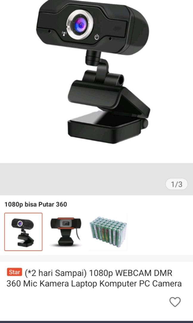 Webcam kamera laptop komputer, Elektronik, Bagian Komputer & Aksesoris ...