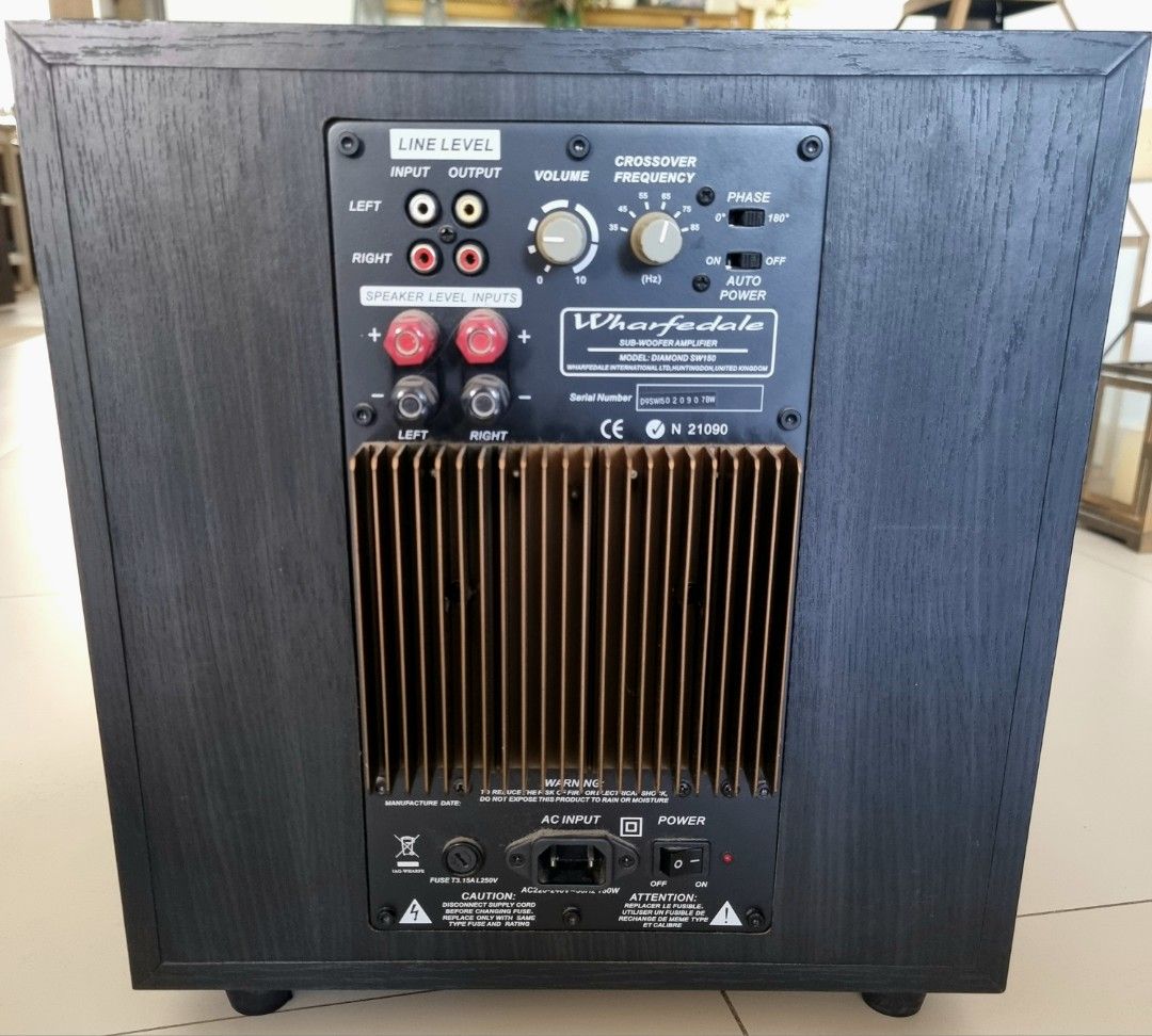 Wharfedale SW-150 Subwoofer, Audio, Soundbars, Speakers & Amplifiers on ...