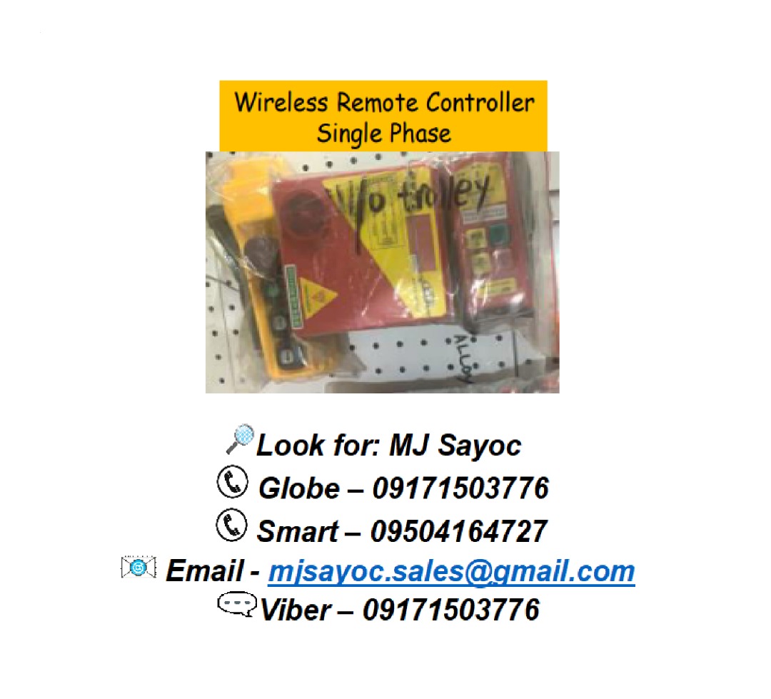 Wireless Remote Controller Single Phase, Commercial & Industrial ...