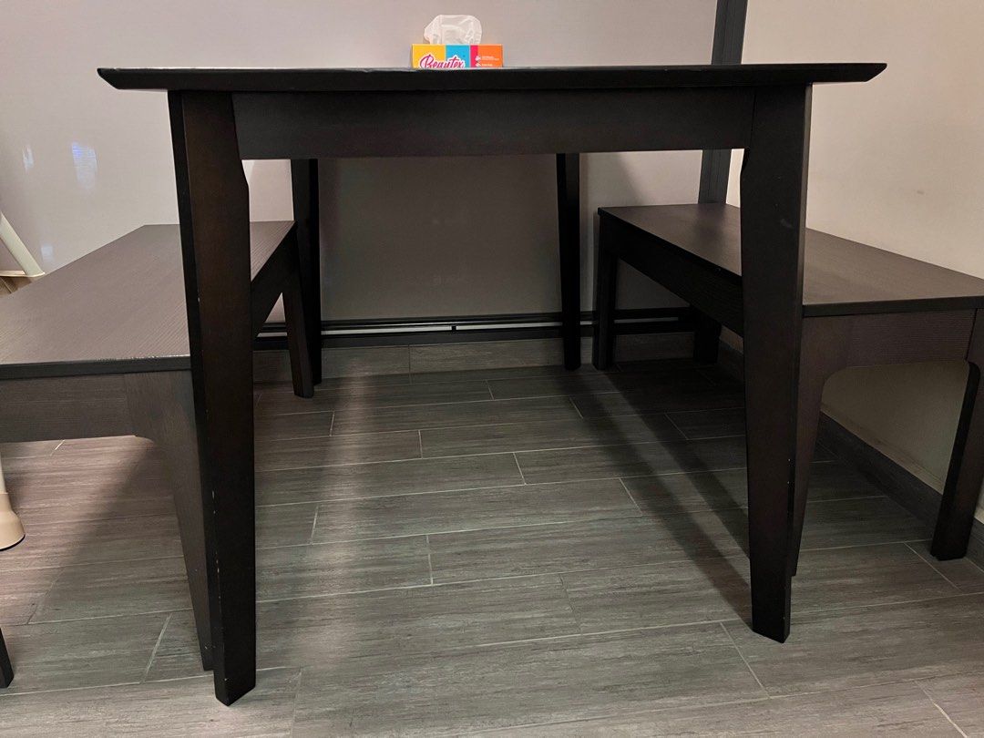 Wooden Dining Table (no chairs), Furniture & Home Living, Furniture ...