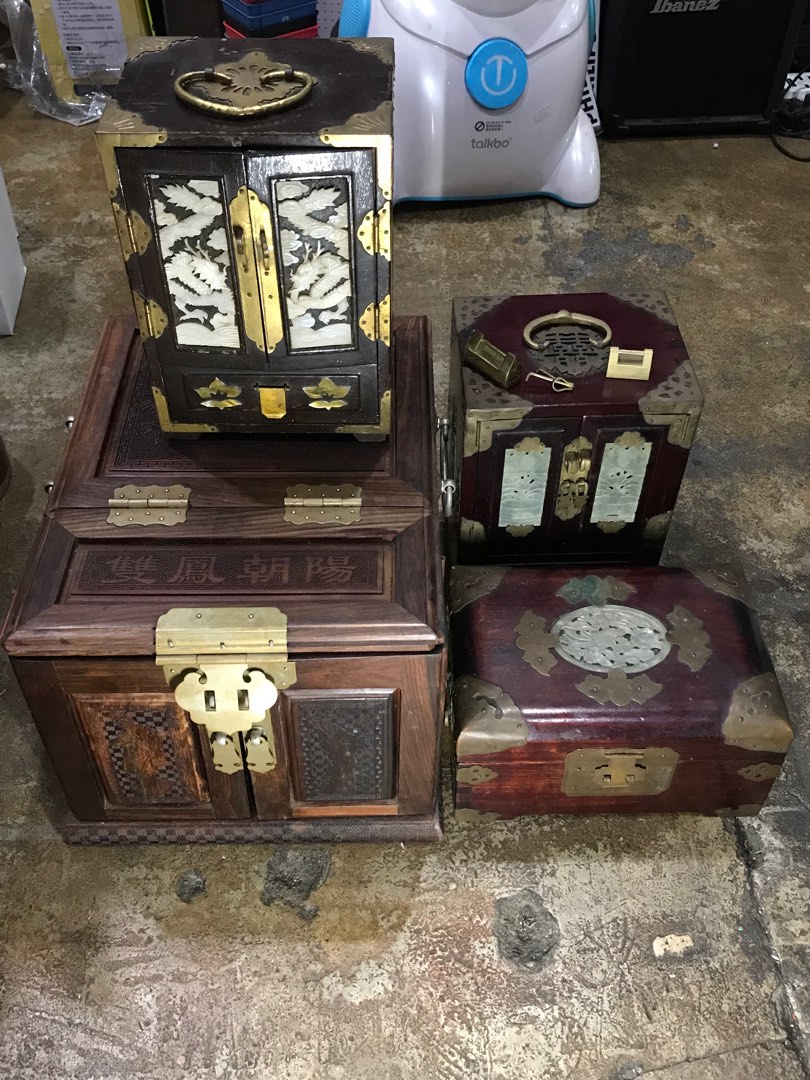 Wooden trinket boxes, Hobbies & Toys, Memorabilia & Collectibles ...