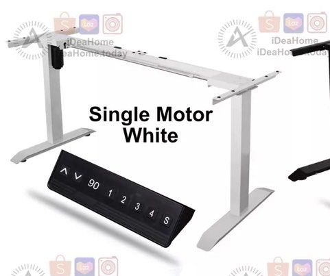 Working Desk with motorised adjustable height, Furniture & Home Living ...