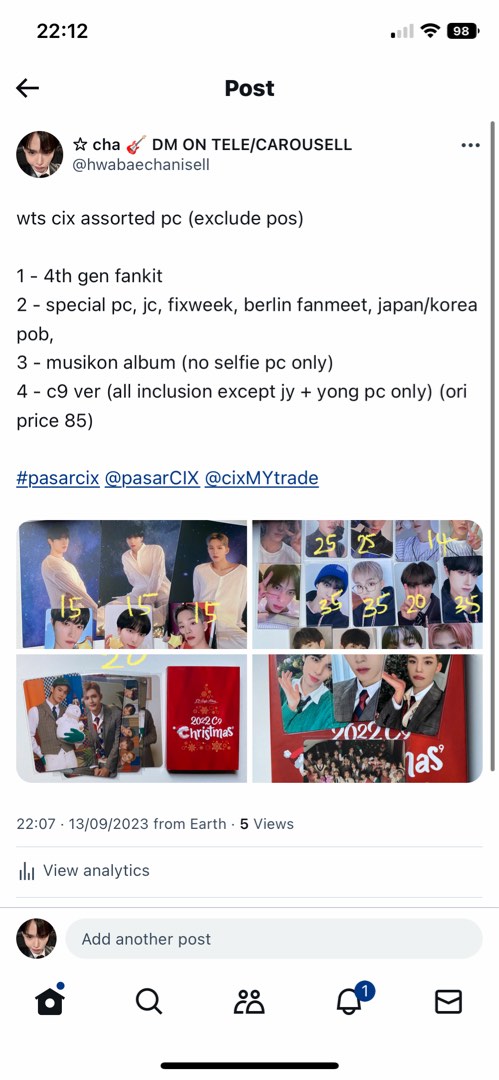 wts cix album photocards pc, Hobbies & Toys, Collectibles & Memorabilia ...